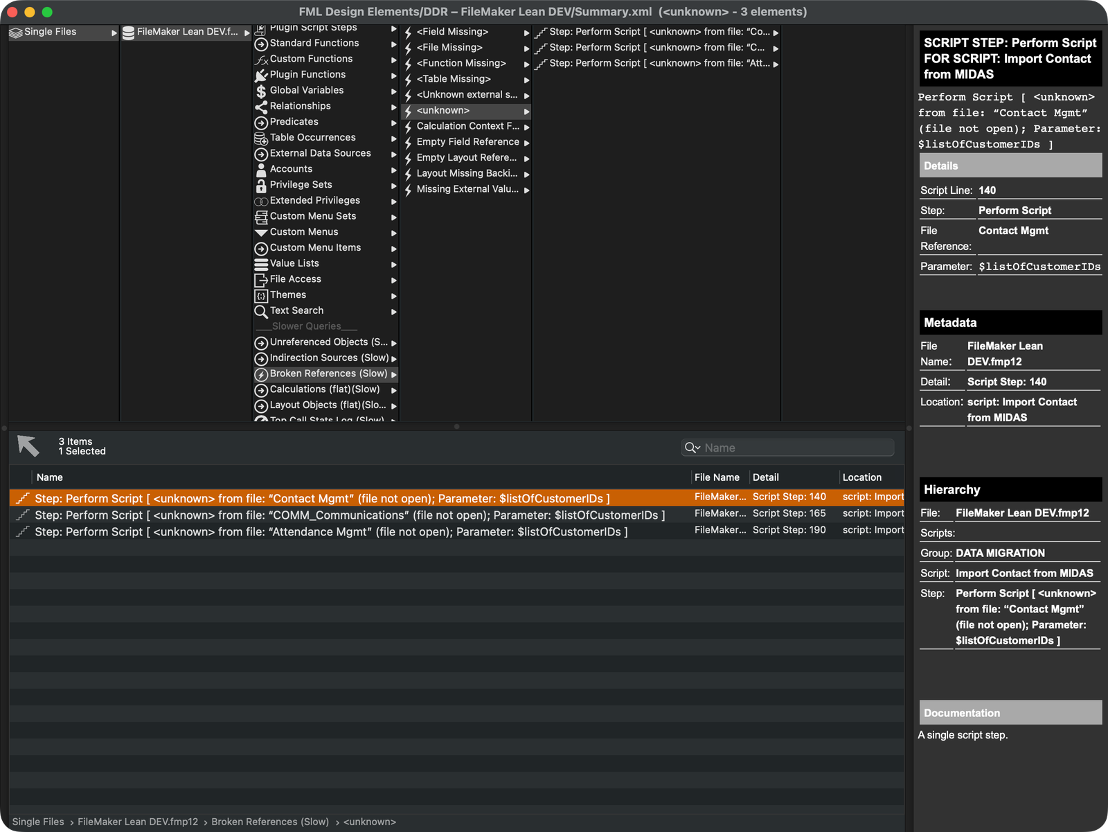 Analice las soluciones de FileMaker existentes | WISSPA
